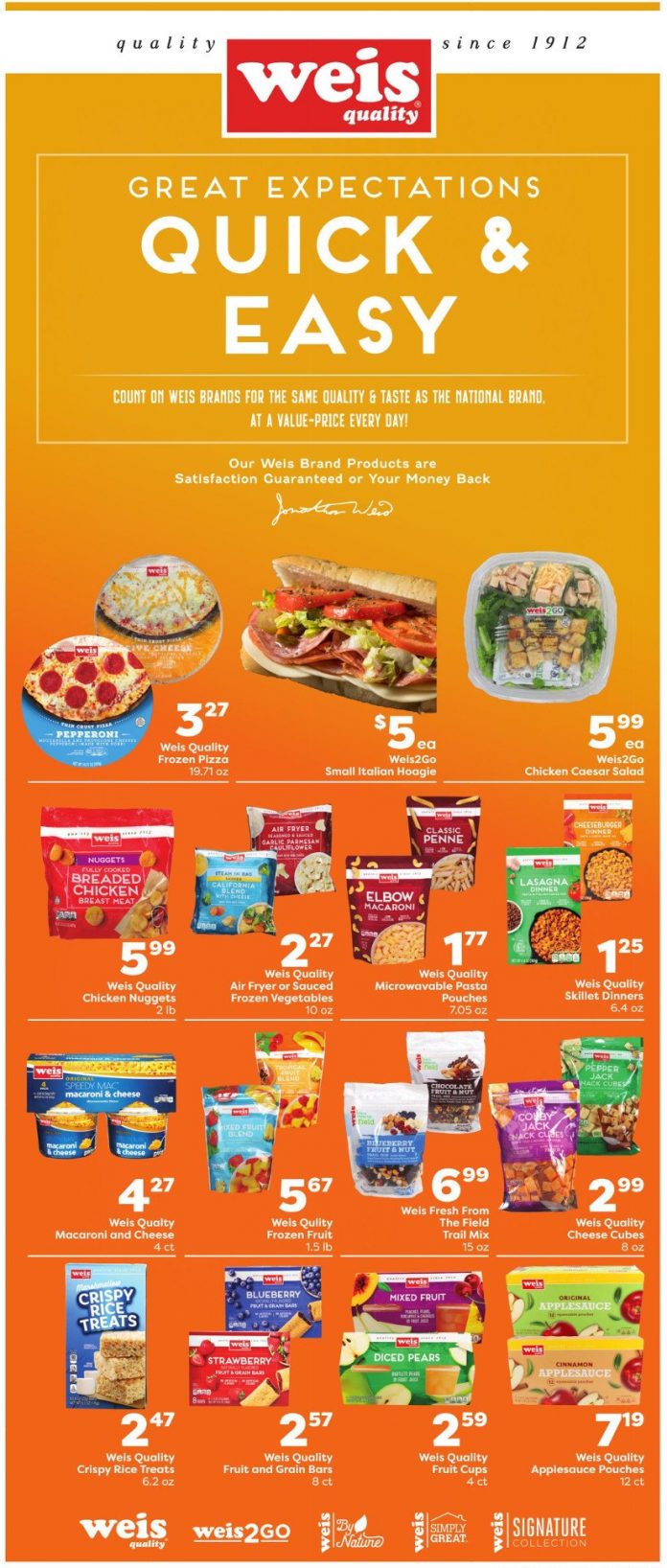 Weis Markets Weekly Ad Aug 01 – Aug 07, 2024