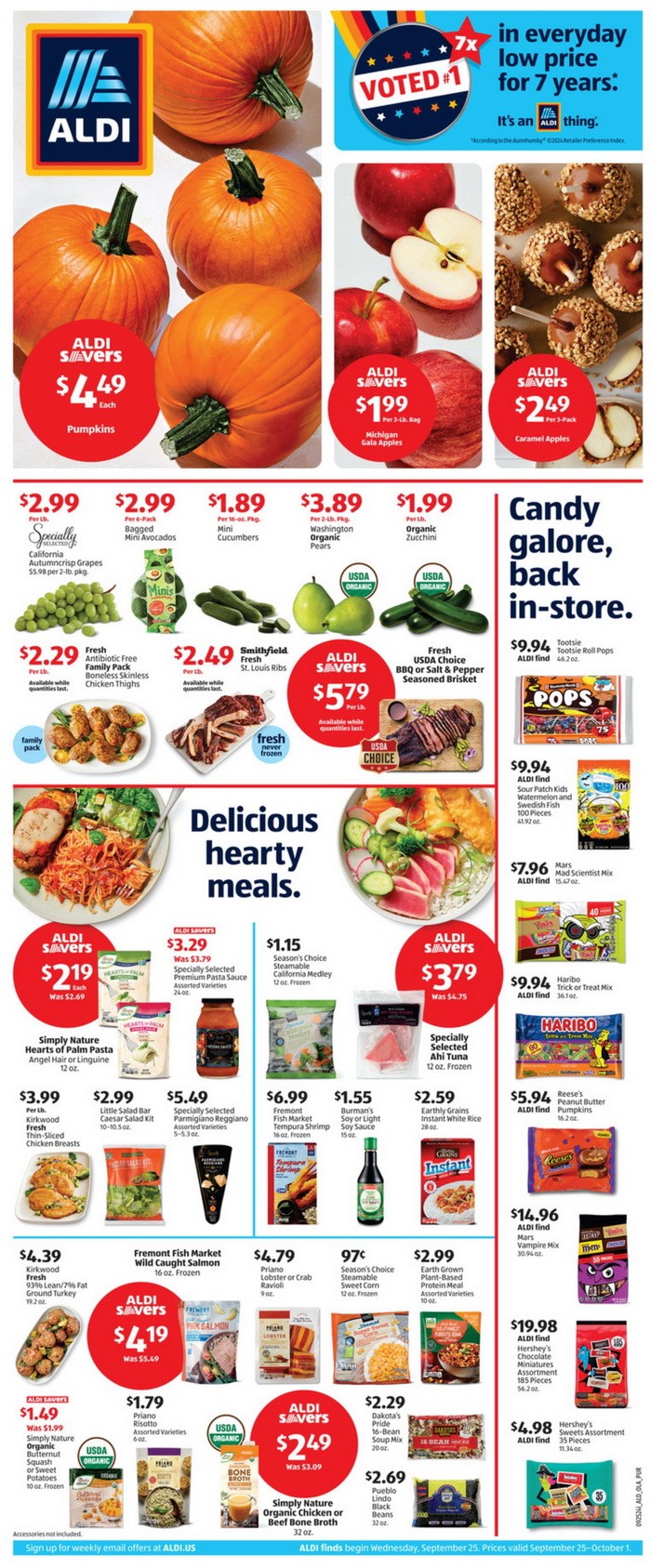 ALDI Weekly Ad Sep 25 – Oct 01, 2024 (Halloween Promotion Included)