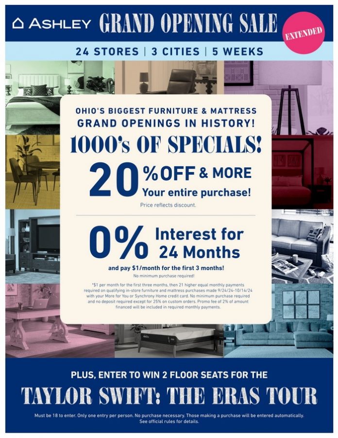 Ashley Furniture HomeStore Weekly Ad Sep 24 – Oct 14, 2024