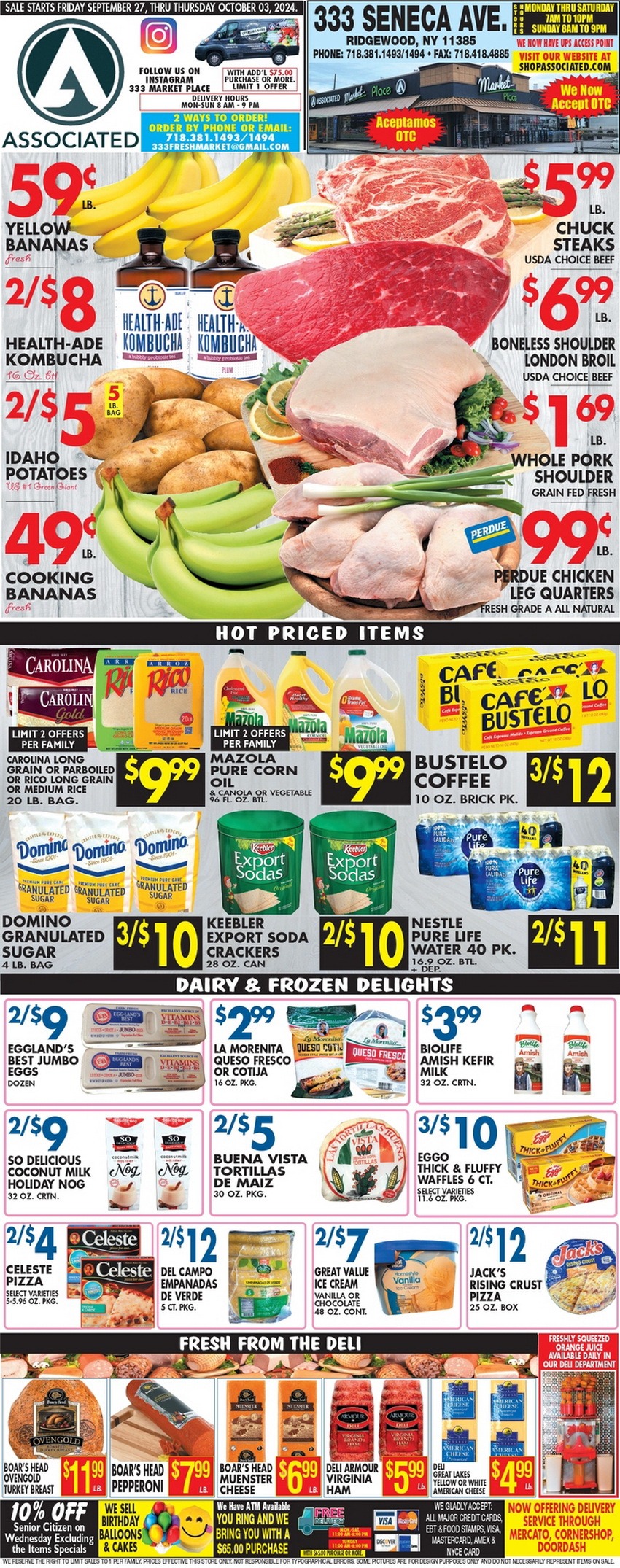 Associated Supermarkets Weekly Ad Sep 27 – Oct 03, 2024