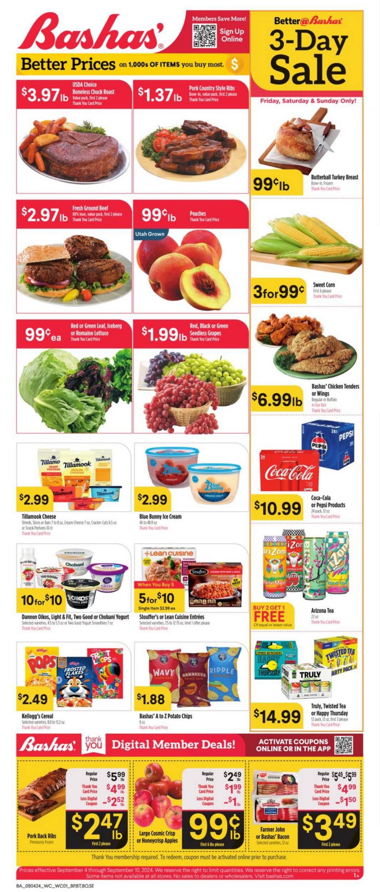 Bashas Weekly Ad Sep 04 – Sep 10, 2024