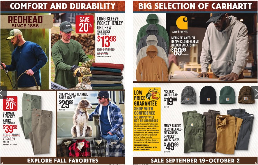 Bass Pro Shops Fall Favorites Sale Sep 19 – Oct 02, 2024