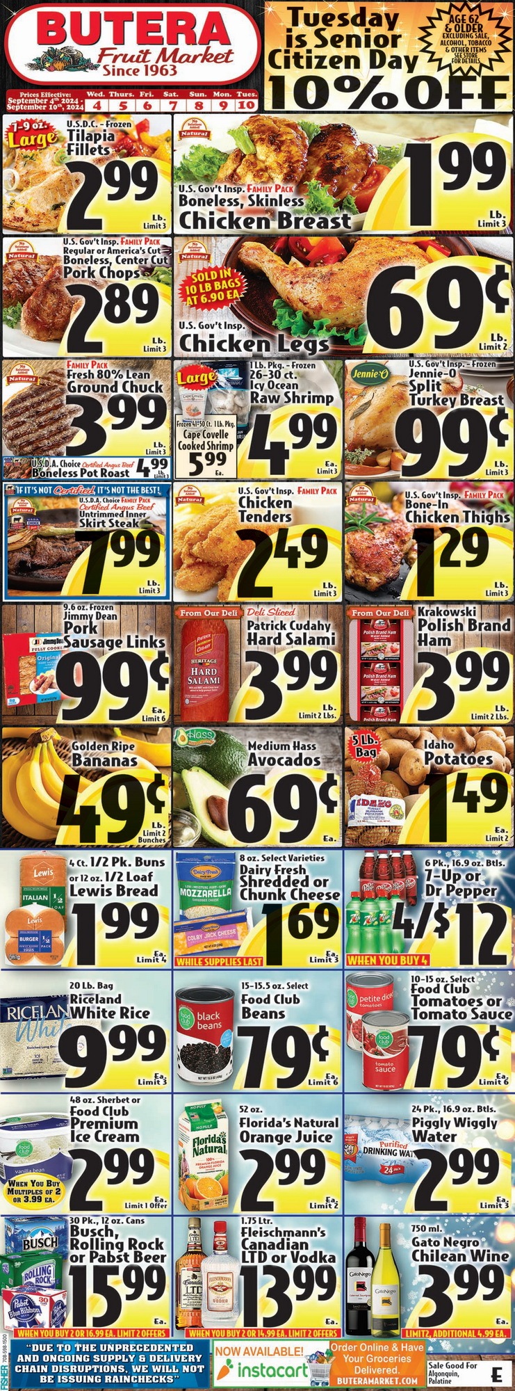 Butera Weekly Ad Sep 04 – Sep 10, 2024