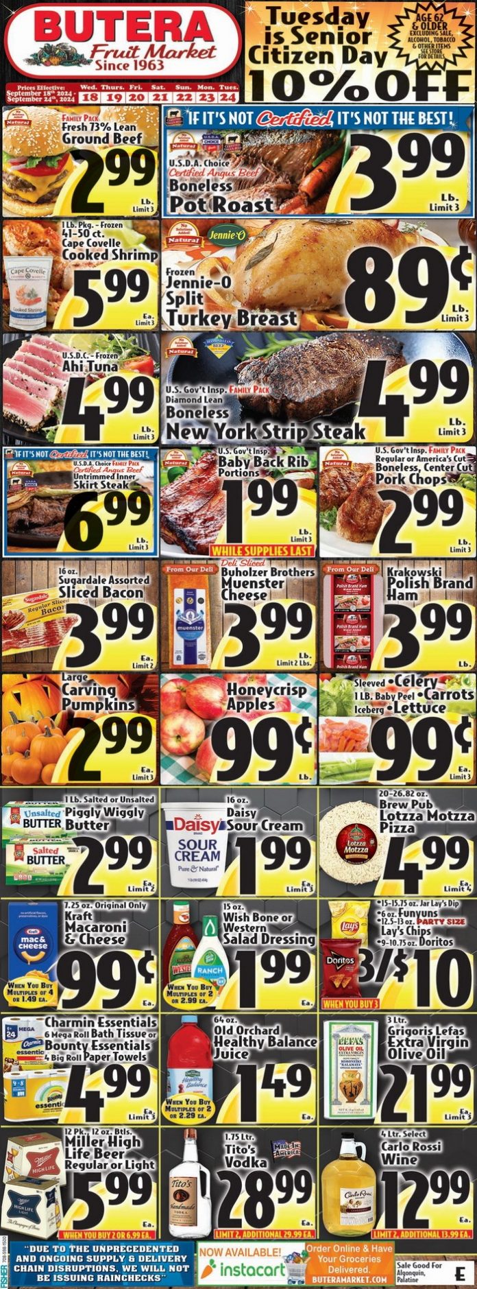 Butera Weekly Ad Sep 18 – Sep 24, 2024