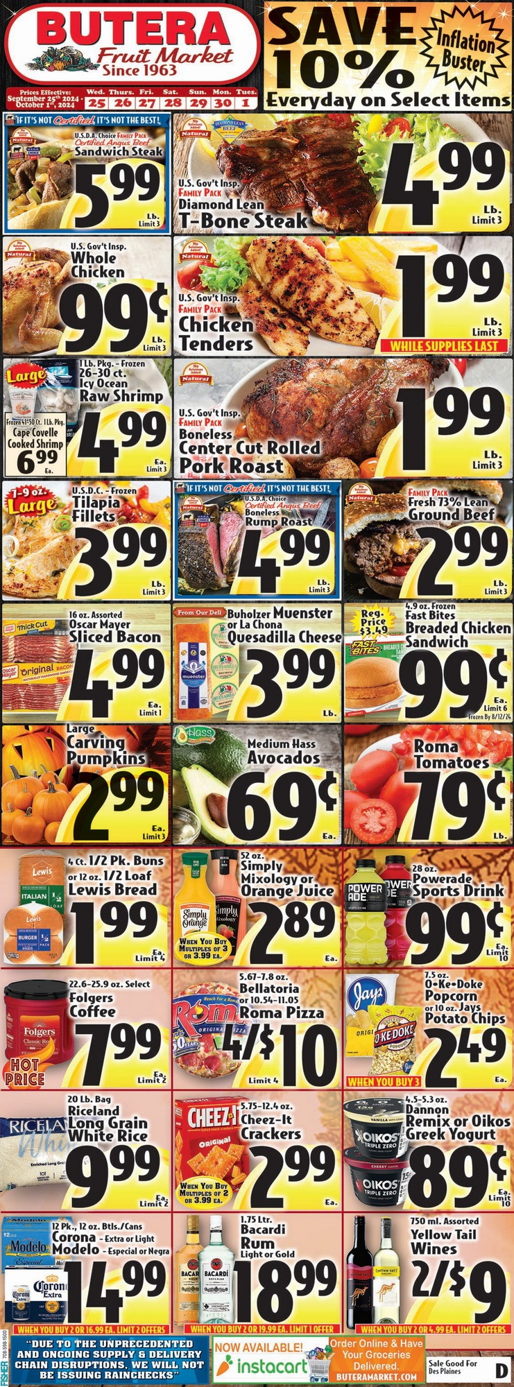 Butera Weekly Ad Sep 25 – Oct 01, 2024
