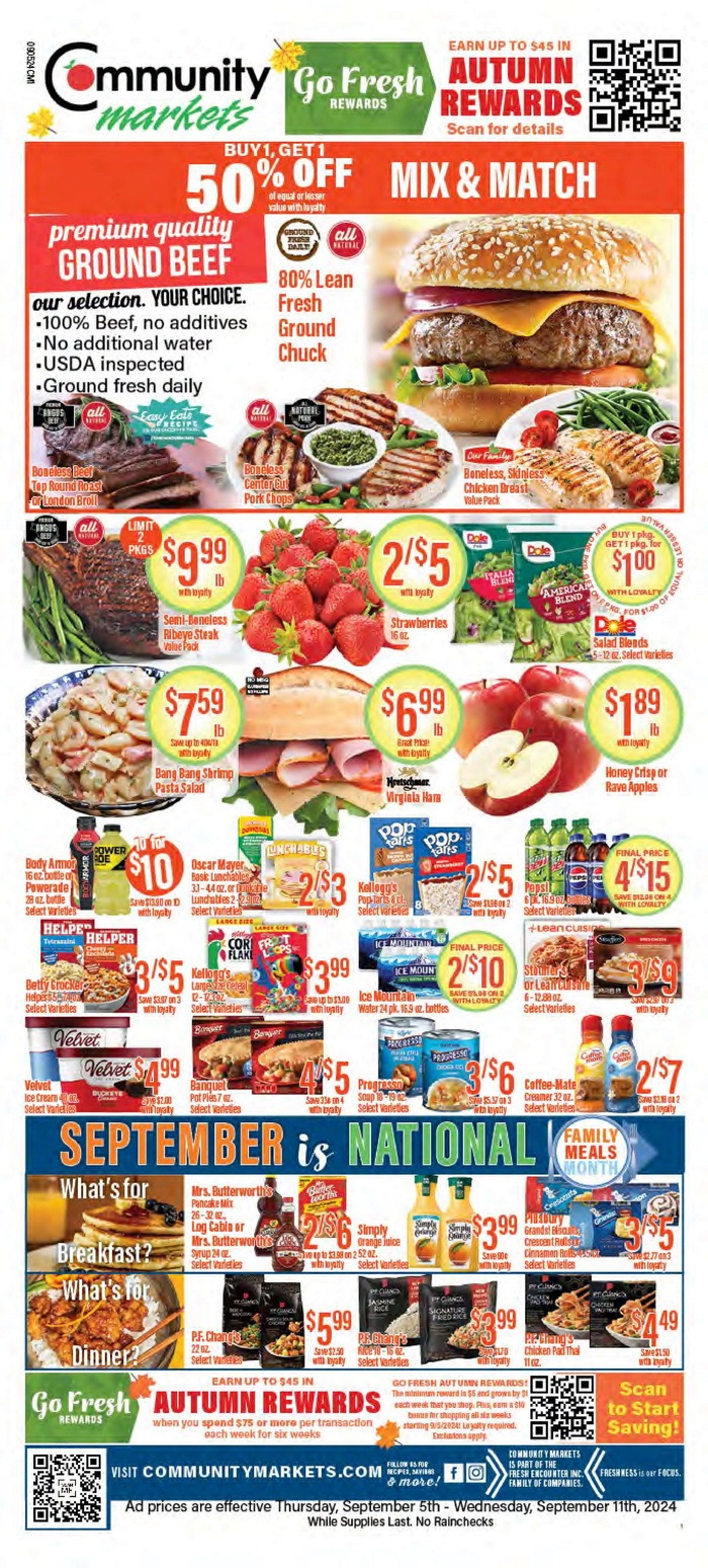 Community Markets Weekly Ad Sep 05 – Sep 11, 2024