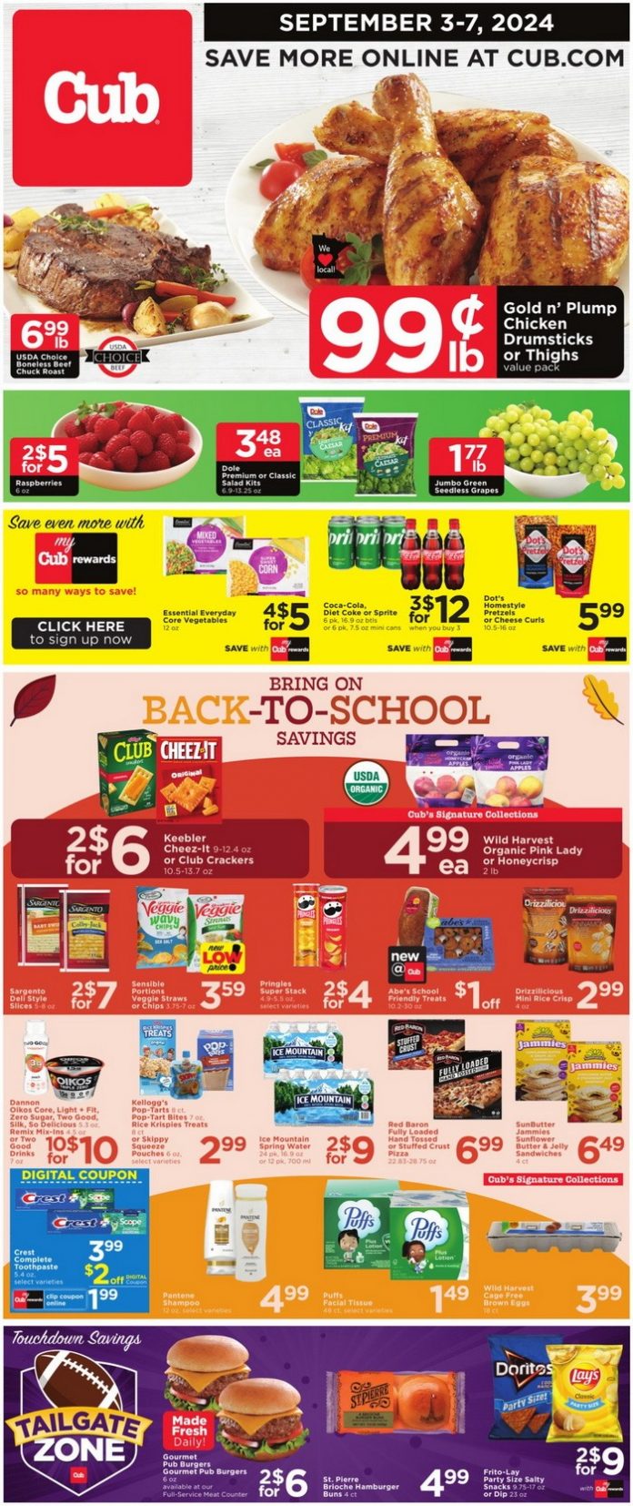 Cub Foods Weekly Ad Sep 03 – Sep 07, 2024