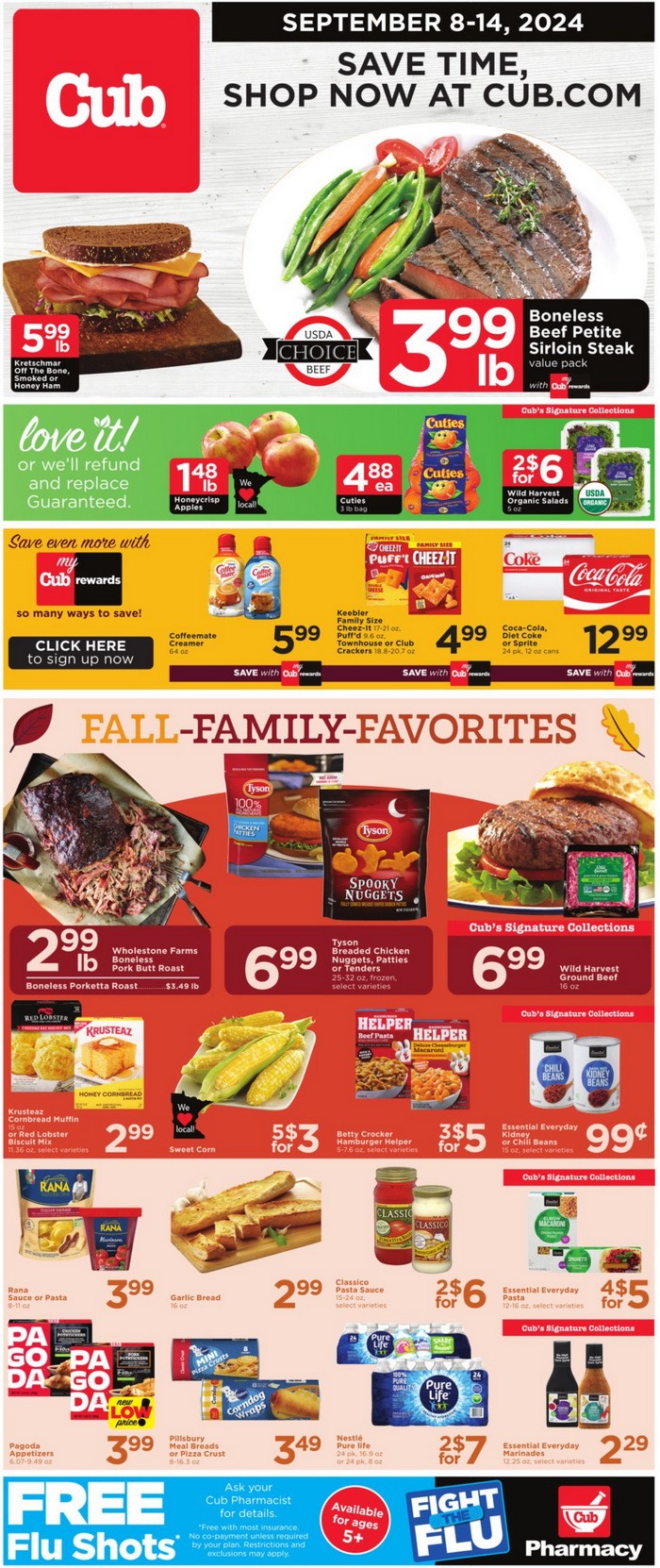 Cub Foods Weekly Ad Sep 08 – Sep 14, 2024