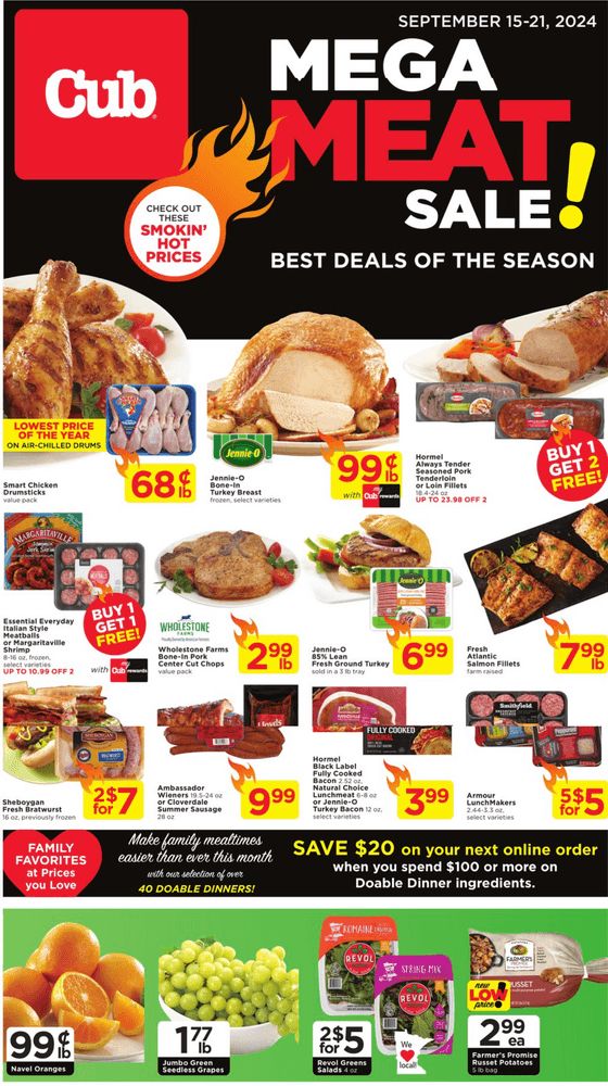Cub Foods Weekly Ad Sep 15 – Sep 21, 2024