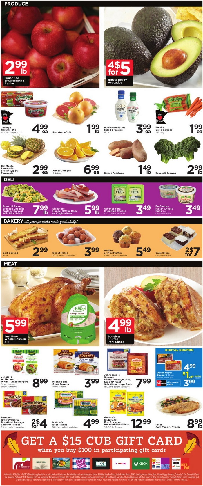 Cub Foods Weekly Ad Sep 29 – Oct 05, 2024
