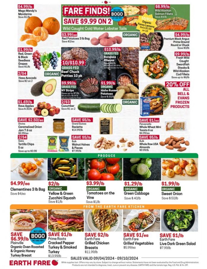 Earth Fare Weekly Ad Sep 04 – Sep 10, 2024