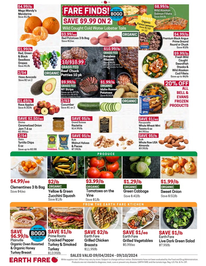 Earth Fare Weekly Ad Sep 04 – Sep 10, 2024