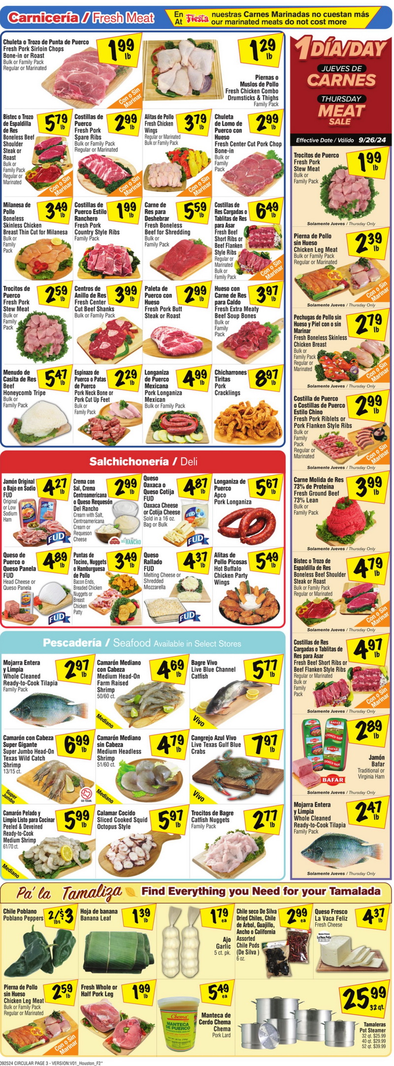 Fiesta Mart Weekly Ad Sep 25 – Oct 01, 2024
