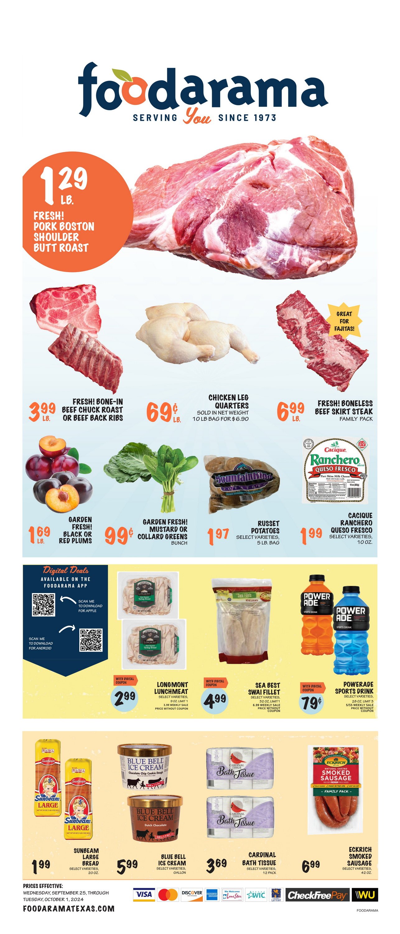 Foodarama Weekly Ad Sep 25 – Oct 01, 2024