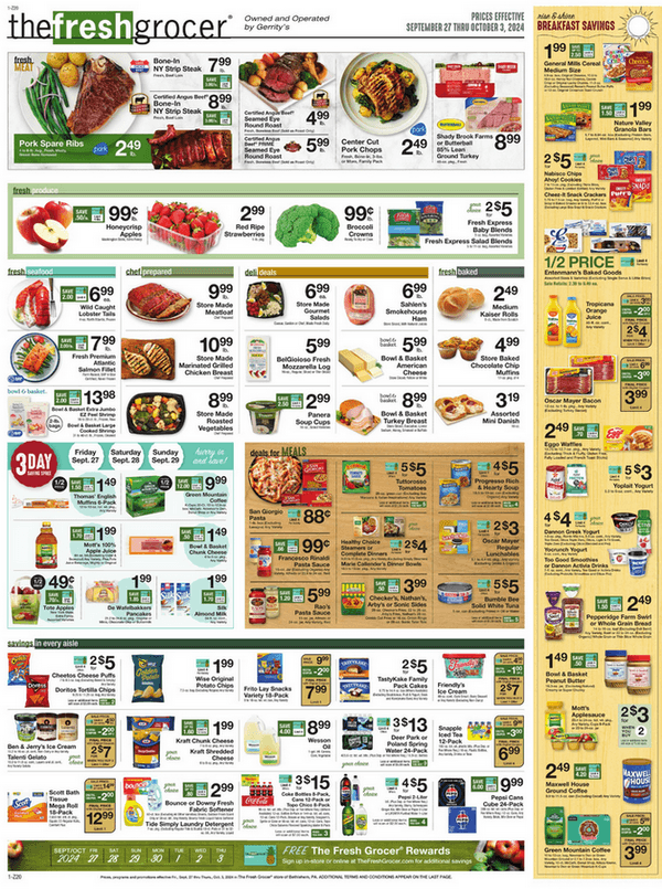 Gerrity's Weekly Ad Sep 27 – Oct 03, 2024