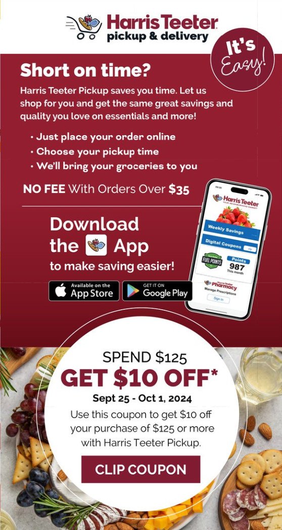 Harris Teeter Weekly Ad Sep 25 – Oct 01, 2024