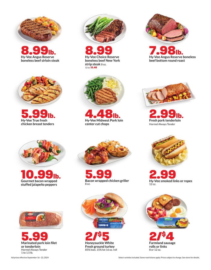 Hy-Vee Weekly Ad Sep 16 – Sep 22, 2024