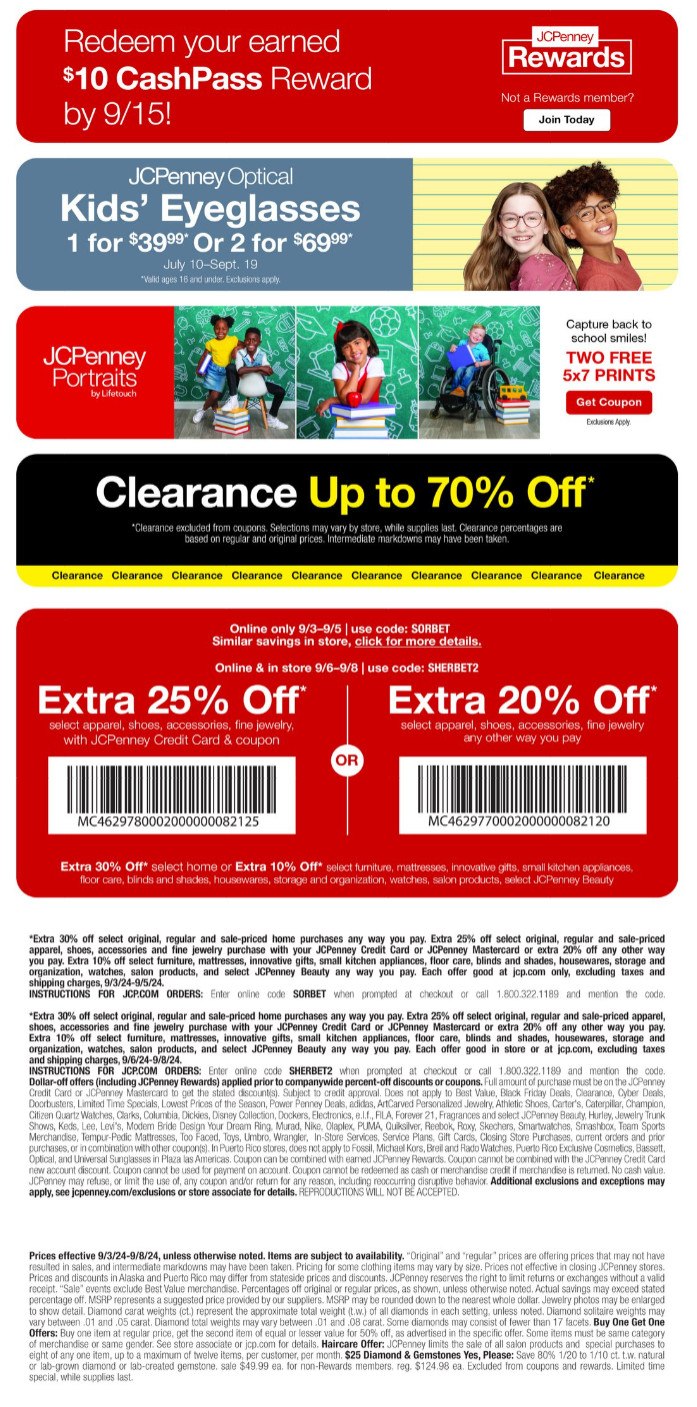JCPenney Weekly Ad Sep 03 – Sep 08, 2024 (Labor Day Promotion Included)