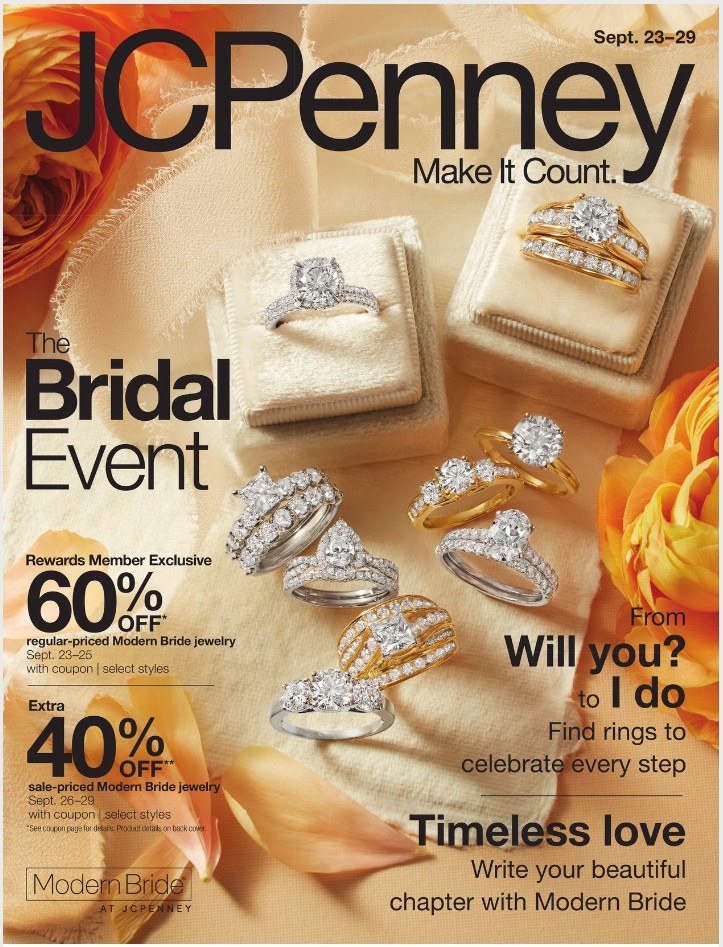 JCPenney Bridal Event Sep 23 – Sep 29, 2024