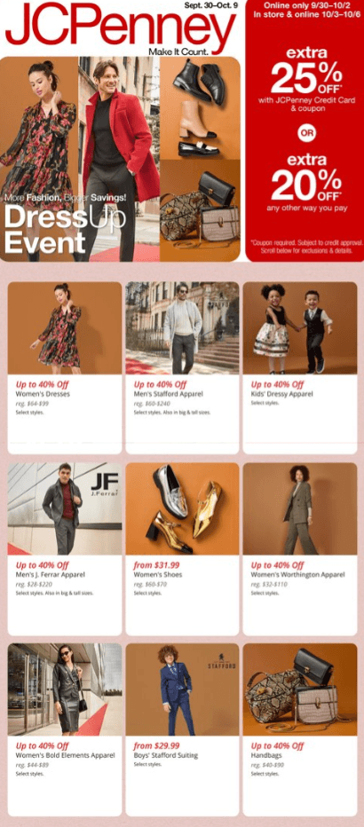 JCPenney Weekly Ad Sep 30 – Oct 06, 2024
