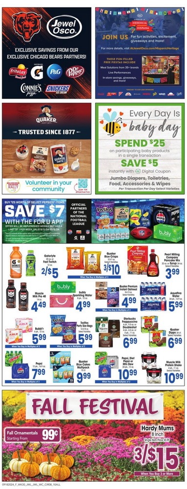 Jewel Osco Weekly Ad Sep 18 – Sep 24, 2024 (Halloween Promotion Included)
