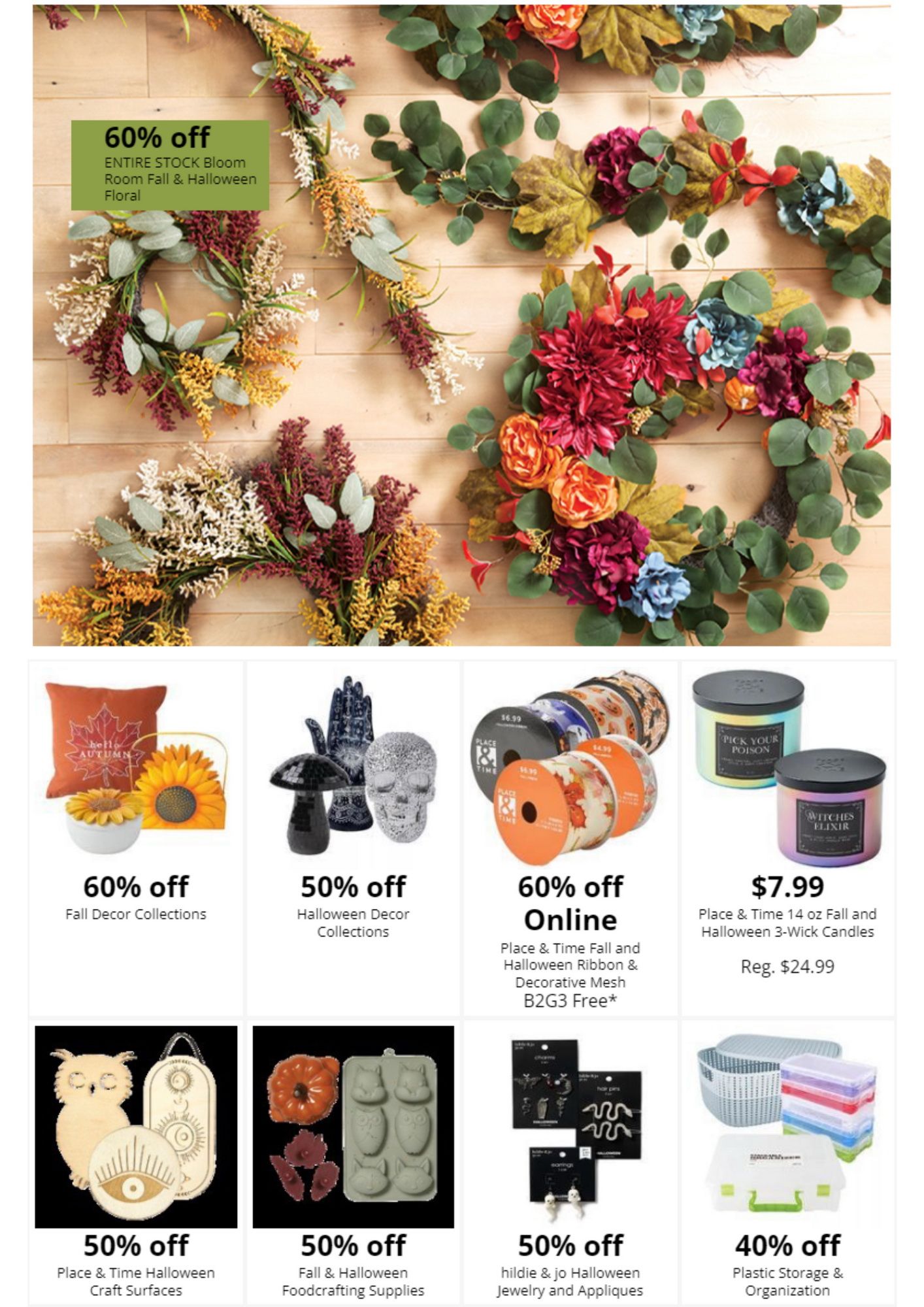 Jo-Ann Weekly Ad Sep 12 – Oct 02, 2024 (Halloween Promotion Included)