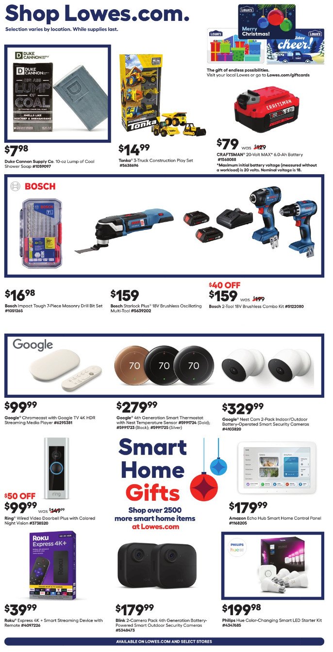 Lowe's In Store Promotion Ad Sep 26 – Oct 16, 2024