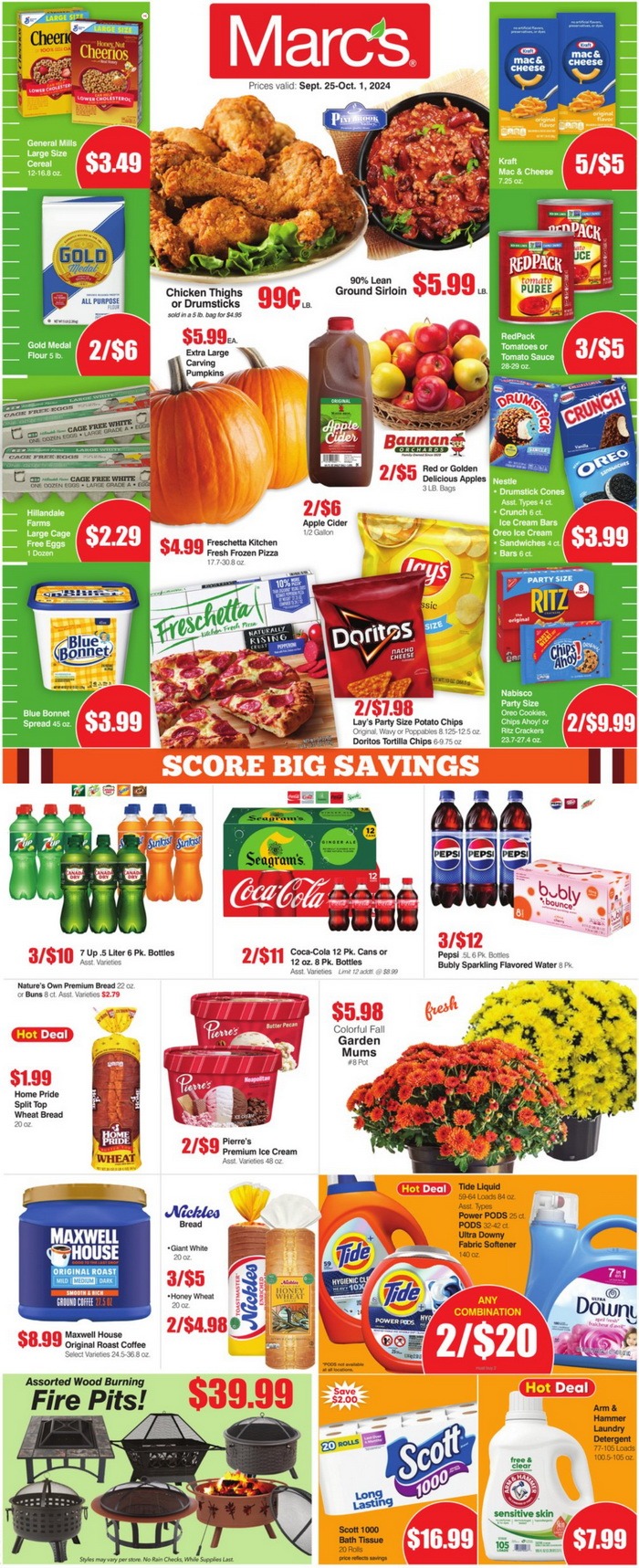 Marc's Weekly Ad Sep 25 – Oct 01, 2024