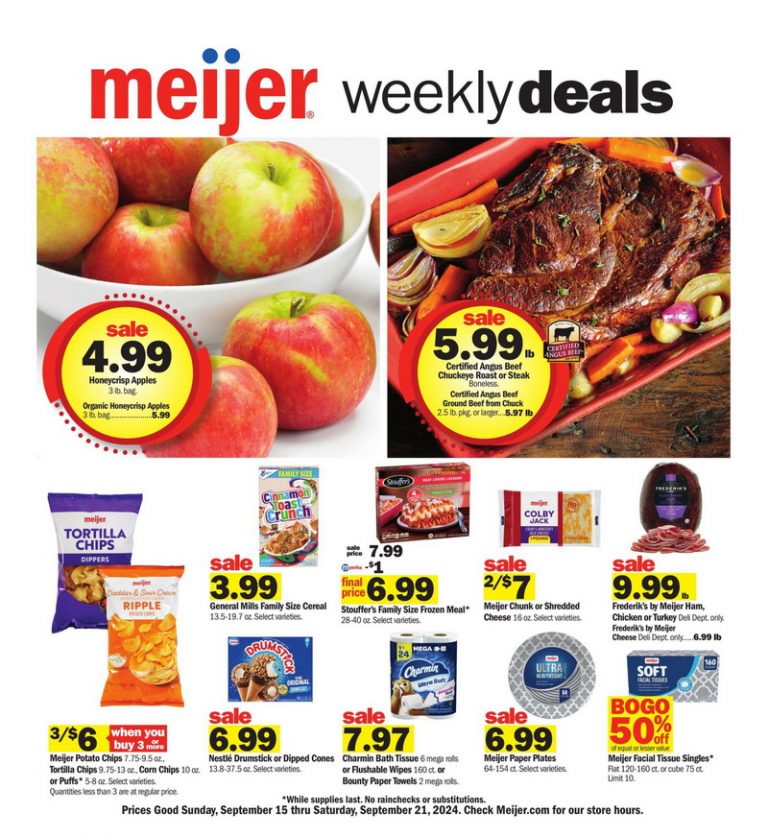 Meijer Weekly Ad Sep 15 – Sep 21, 2024 (Hallween Promotion Included)