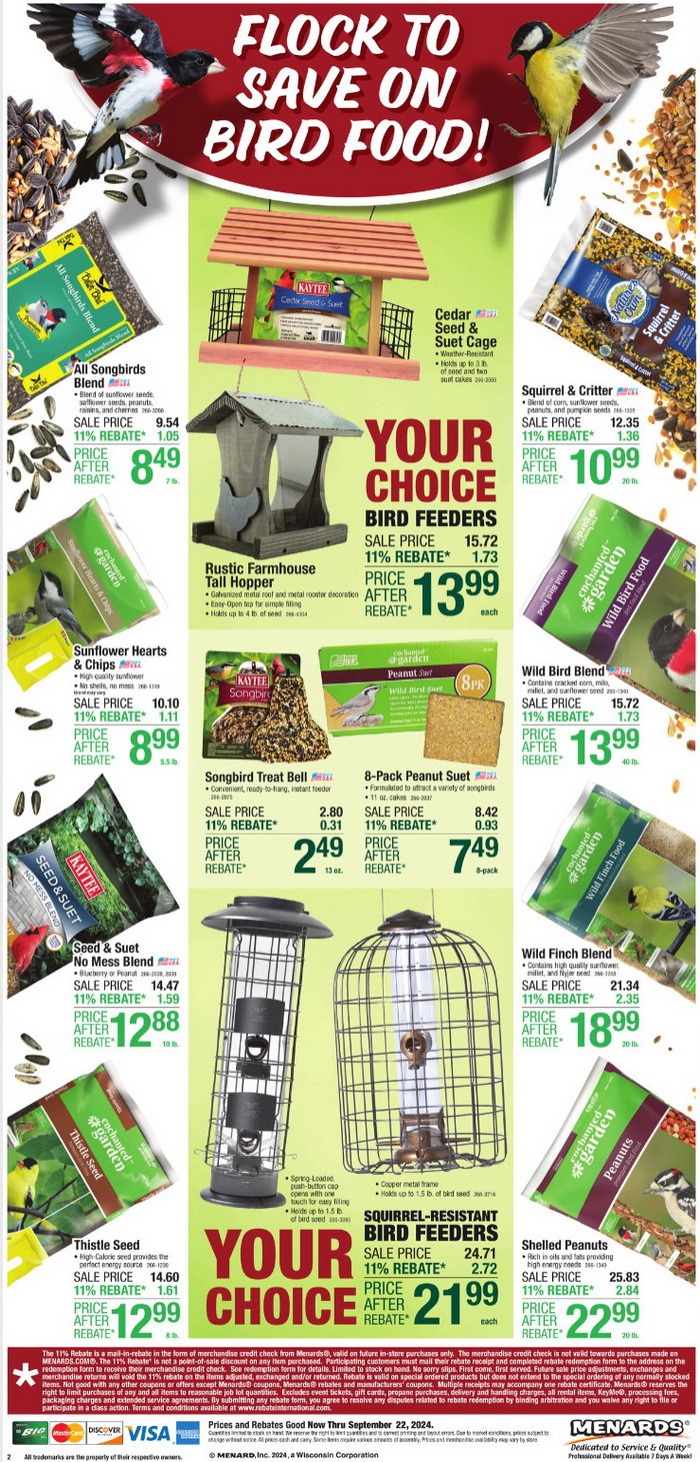 Menards Home Essential Ad Sep 12 – Sep 22, 2024