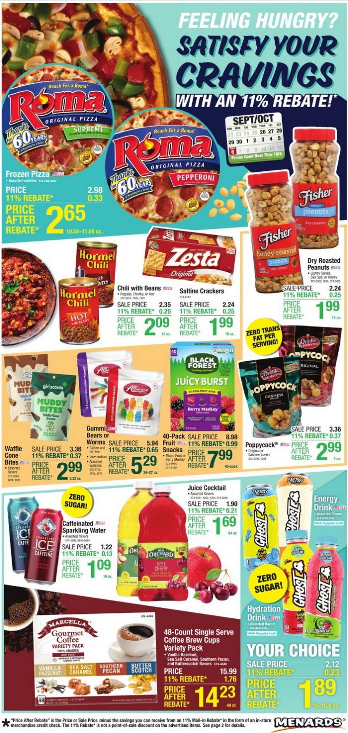 Menards Home Essentials Ad Sep 26 – Oct 06, 2024