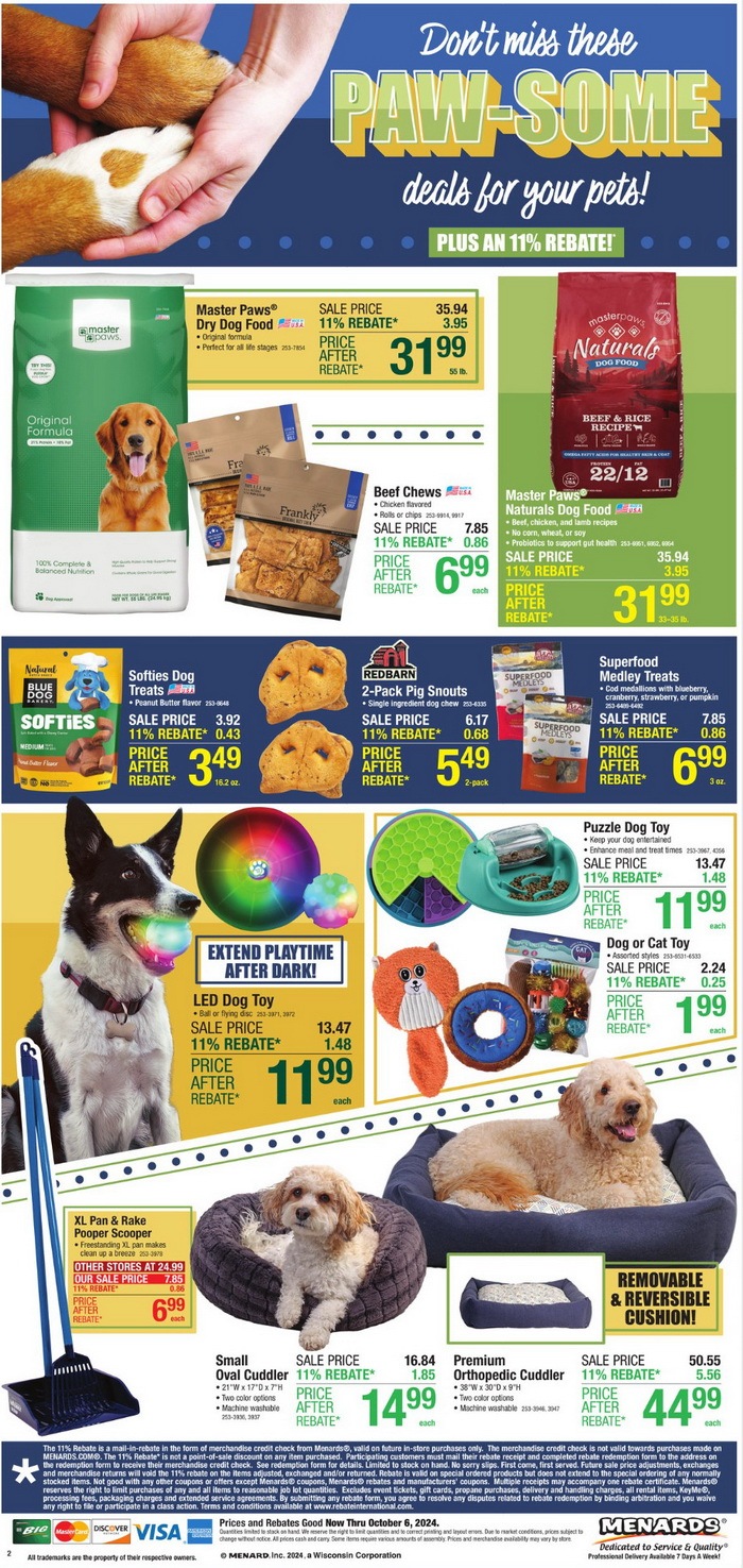 Menards Home Essentials Ad Sep 26 – Oct 06, 2024