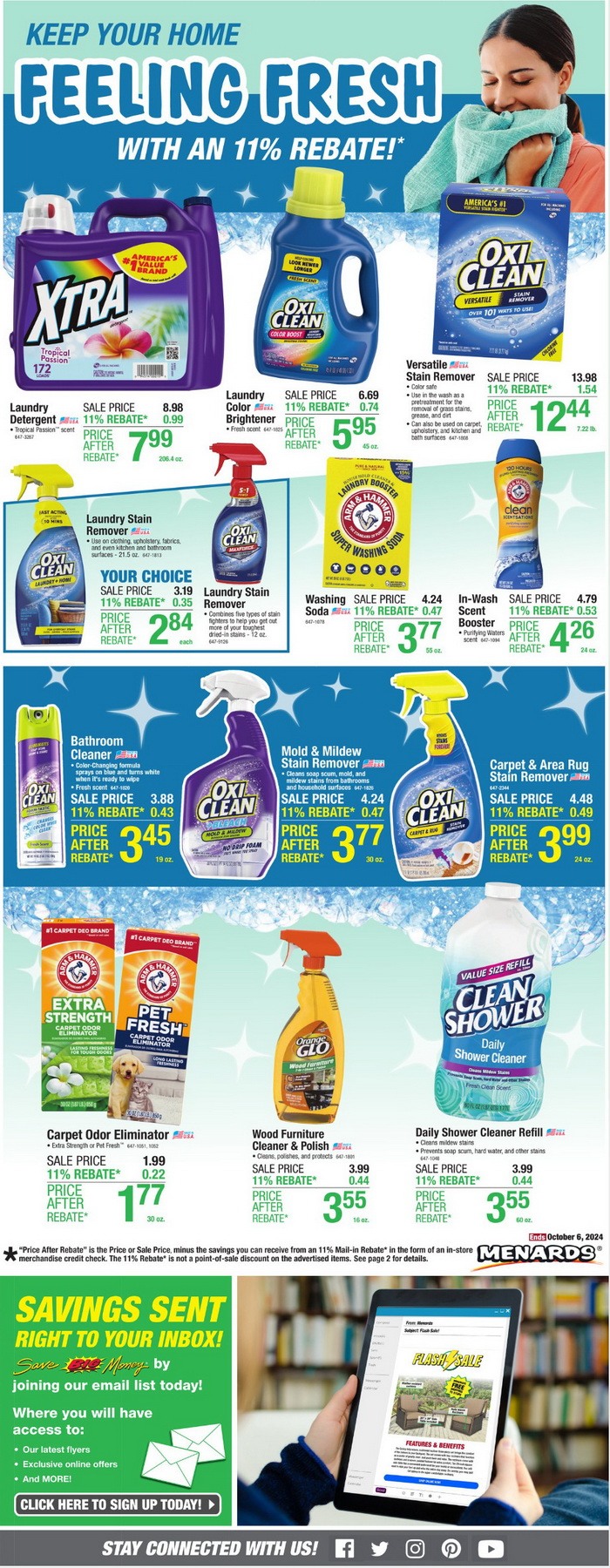 Menards Home Essentials Ad Sep 26 – Oct 06, 2024