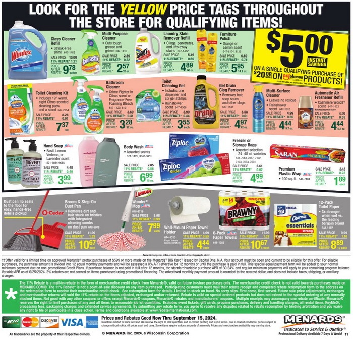 Menards Weekly Ad Sep 05 – Sep 15, 2024