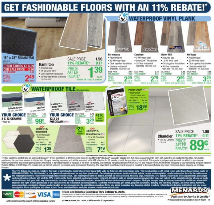 Menards Weekly Ad Sep 26 – Oct 06, 2024 (Halloween Promotion Included)