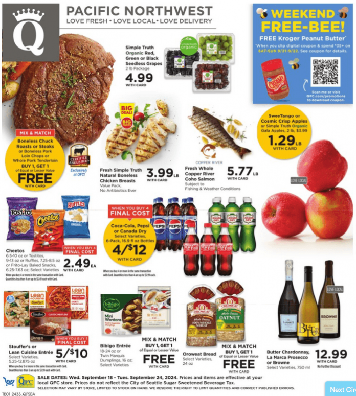QFC Weekly Ad Sep 18 – Sep 24, 2024 (Halloween Promotion Included)
