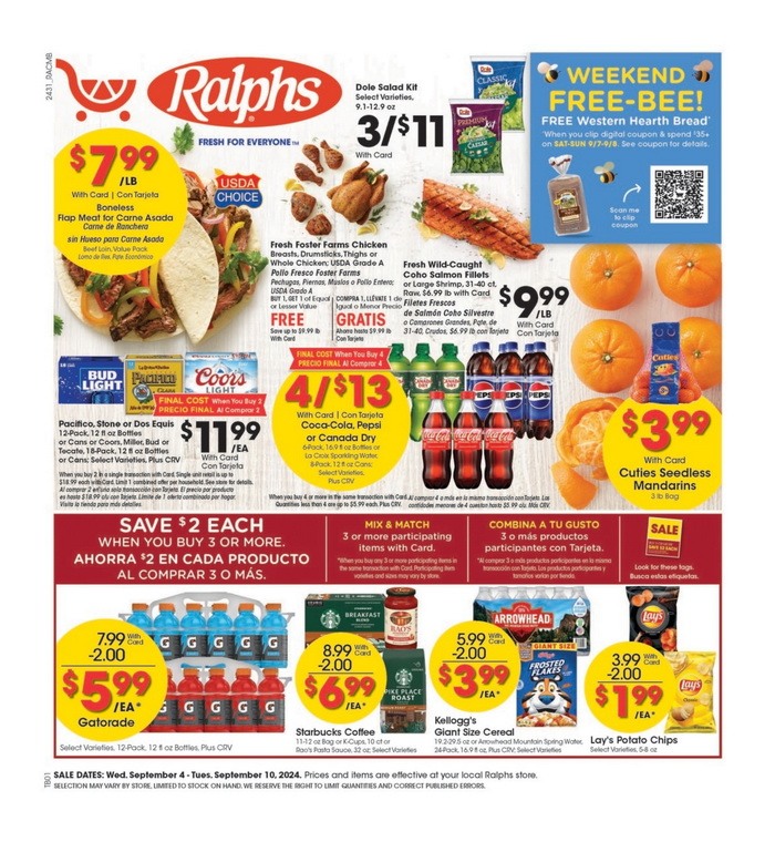 Ralphs Weekly Ad Sep 04 – Sep 10, 2024