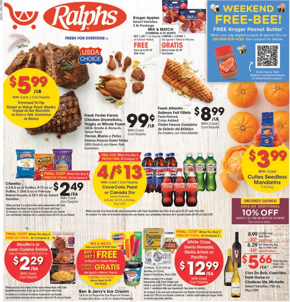 Ralphs Weekly Ad Sep 18 – Sep 24, 2024 (Halloween Promotion Included)