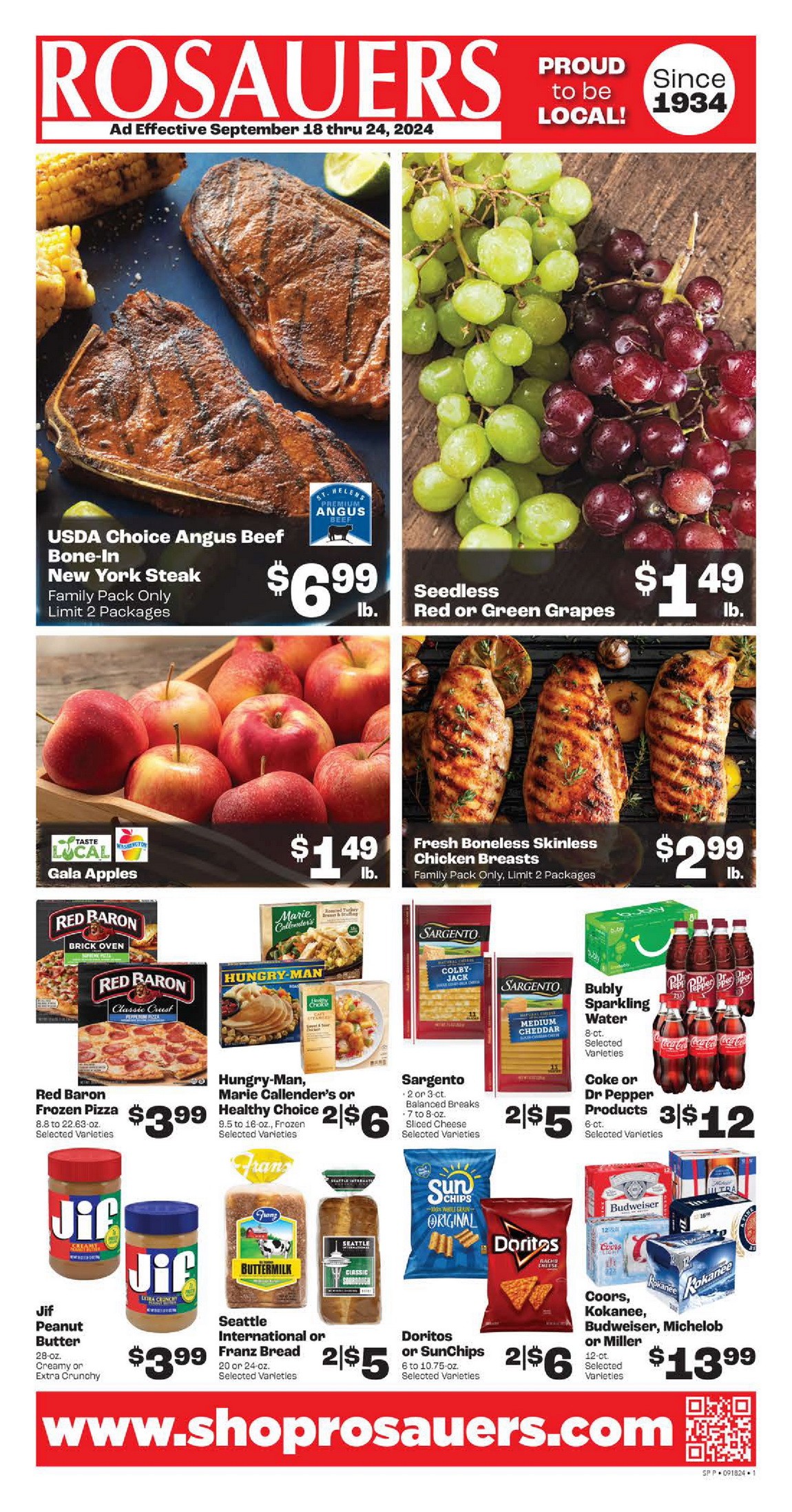 Rosauers Weekly Ad Sep 18 – Sep 24, 2024