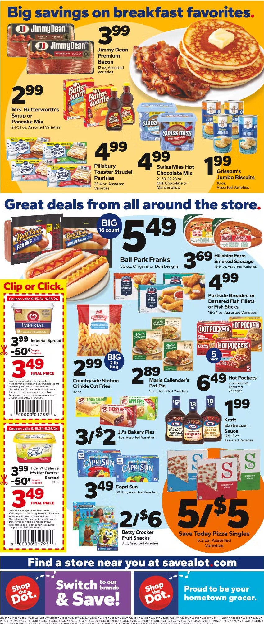Save A Lot Weekly Ad Sep 18 – Sep 24, 2024