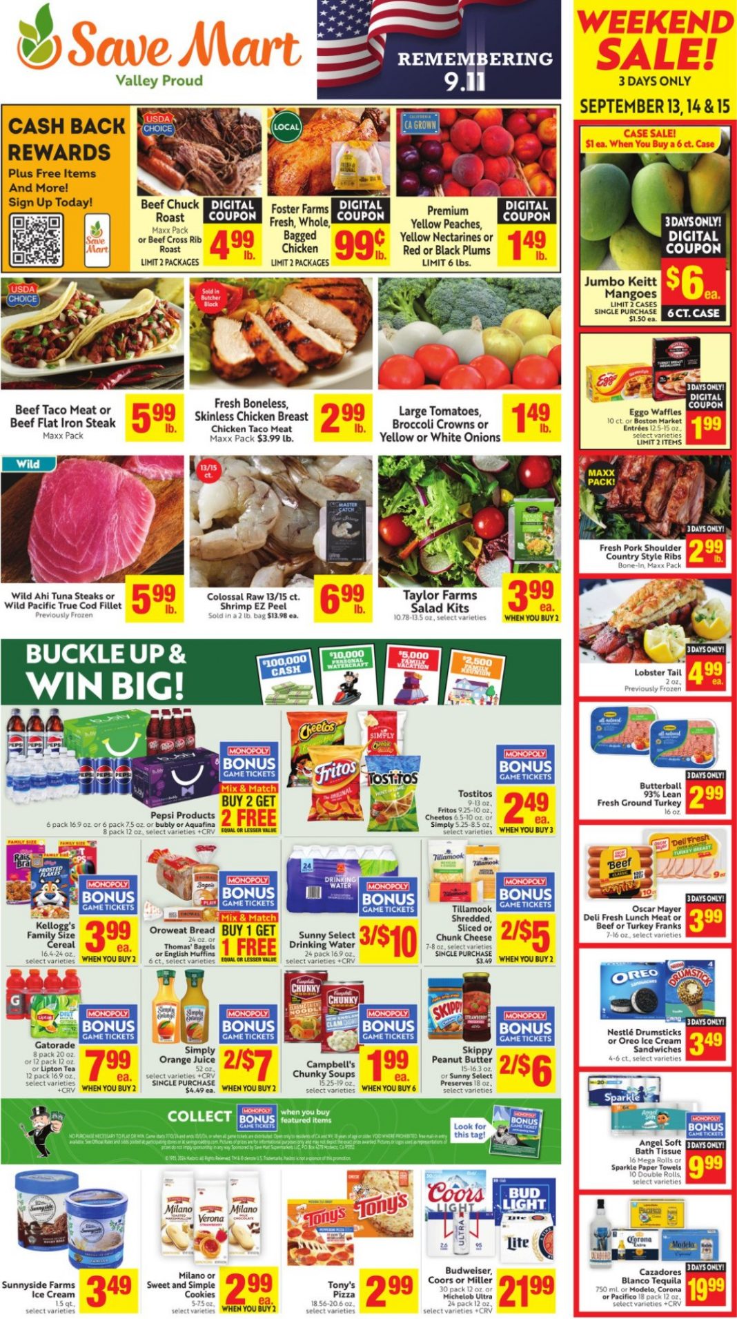 Save Mart Supermarkets Weekly Ad Sep 11 – Sep 17, 2024