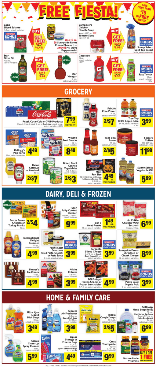 Save Mart Supermarkets Weekly Ad Sep25 – Oct 01, 2024