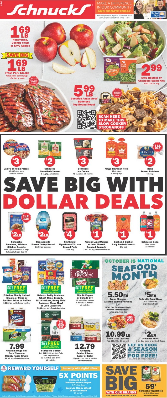 Schnucks Weekly Ad Sep 25 – Oct 01, 2024