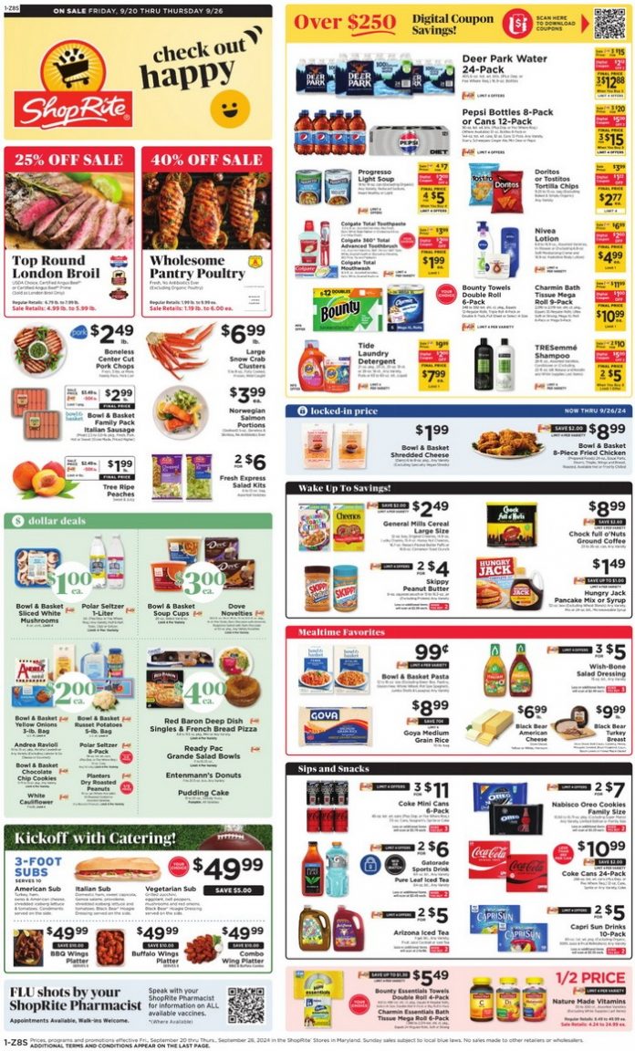 ShopRite Weekly Ad Sep 20 – Sep 26, 2024