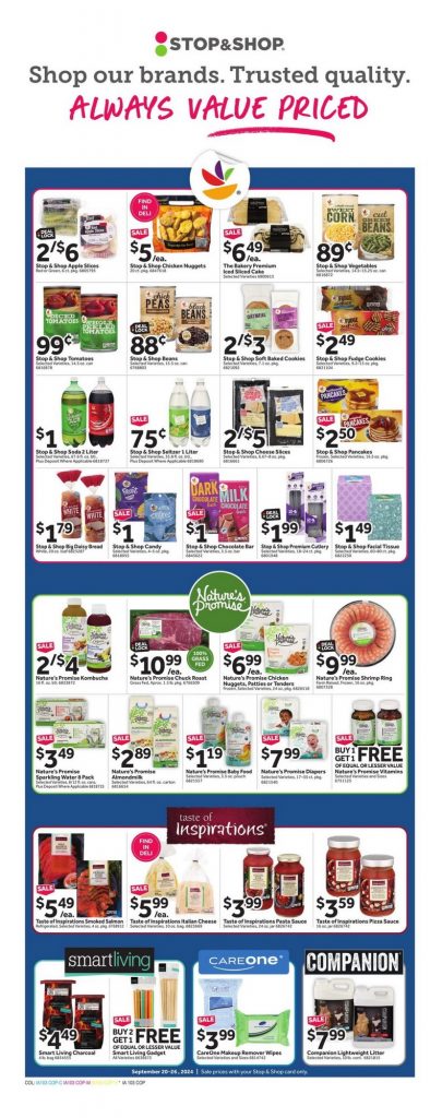 Stop & Shop Weekly Ad Sep 20 – Sep 26, 2024