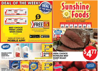 Sunshine Foods Weekly Ad