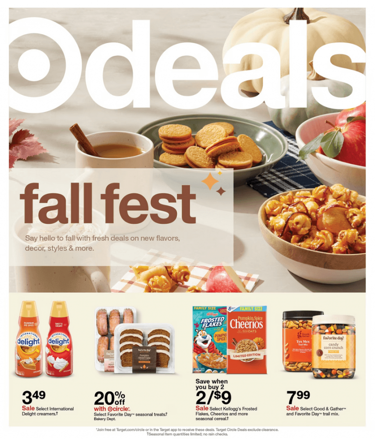 Target Weekly Ad Sep 22 – Sep 28, 2024 (Halloween Promotion Included)