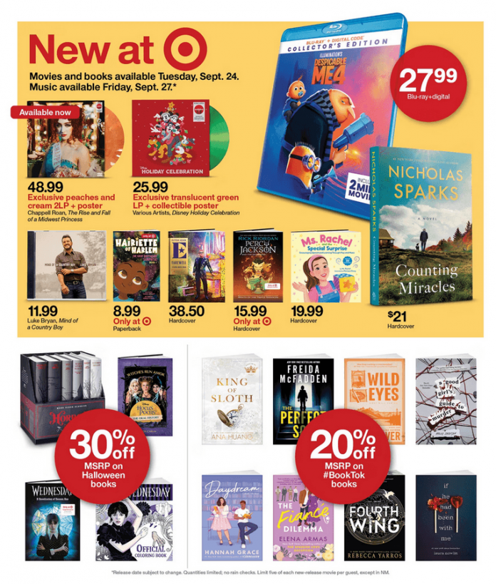 Target Weekly Ad Sep 22 – Sep 28, 2024 (Halloween Promotion Included)