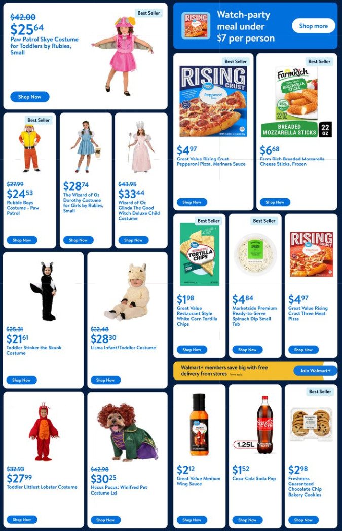 Walmart Weekly Ad Sep 25 – Oct 01, 2024 (Halloween Promotion Included)