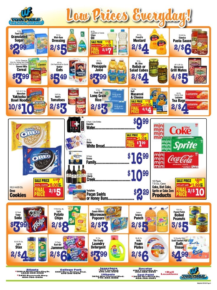 Wayfield Foods Weekly Ad Sep 03 – Sep 08, 2024